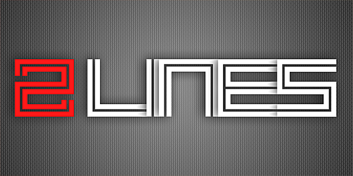 2 Lines Font · 1001 Fonts