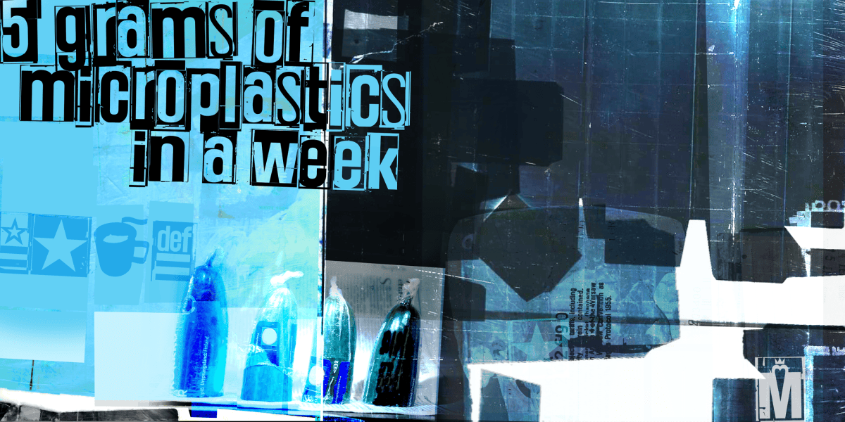 5 grams of microplastics in a week Font · 1001 Fonts