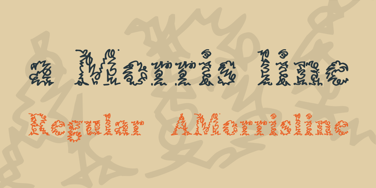 a Morris line Font Family · 1001 Fonts