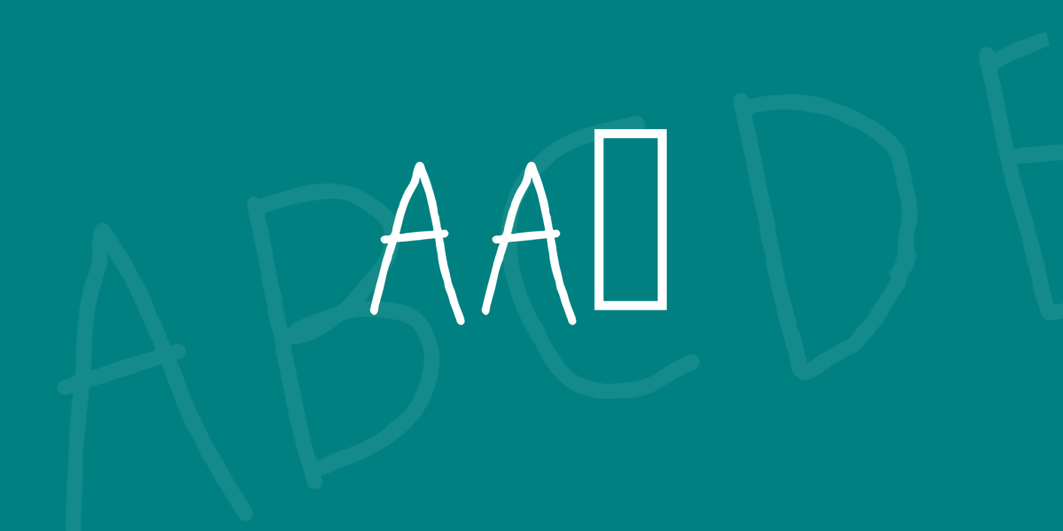 AA_ Font · 1001 Fonts