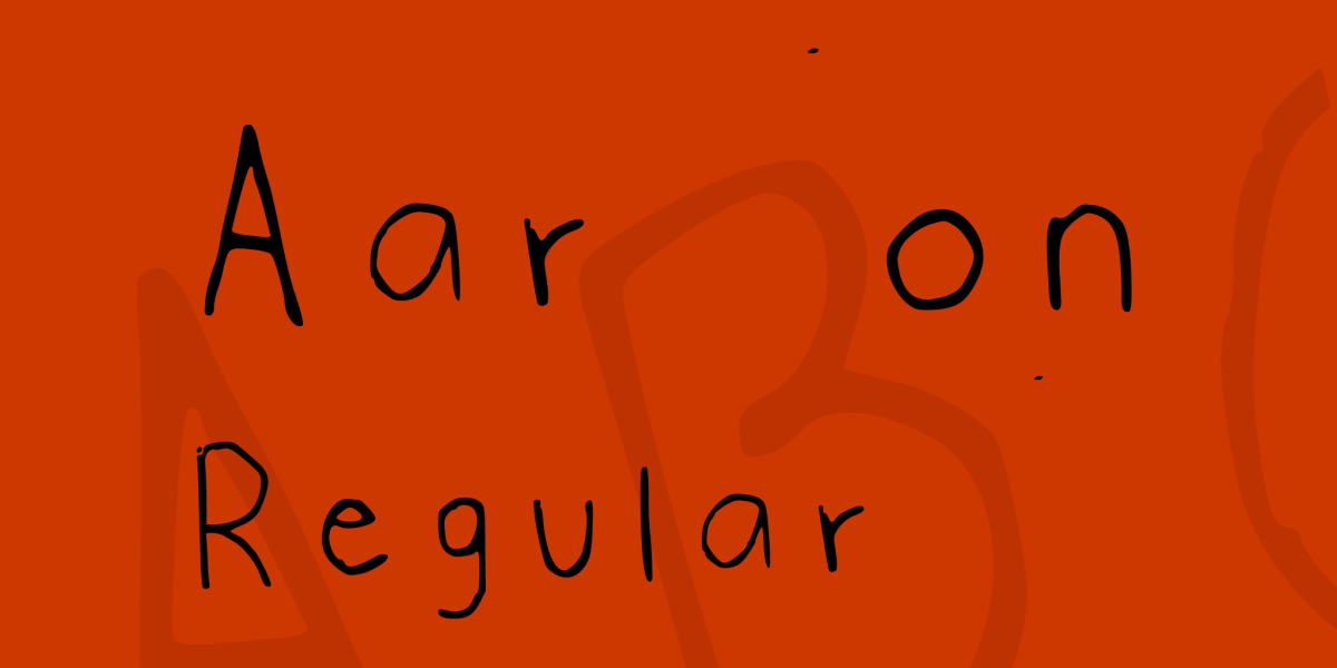 Aaron Font · 1001 Fonts