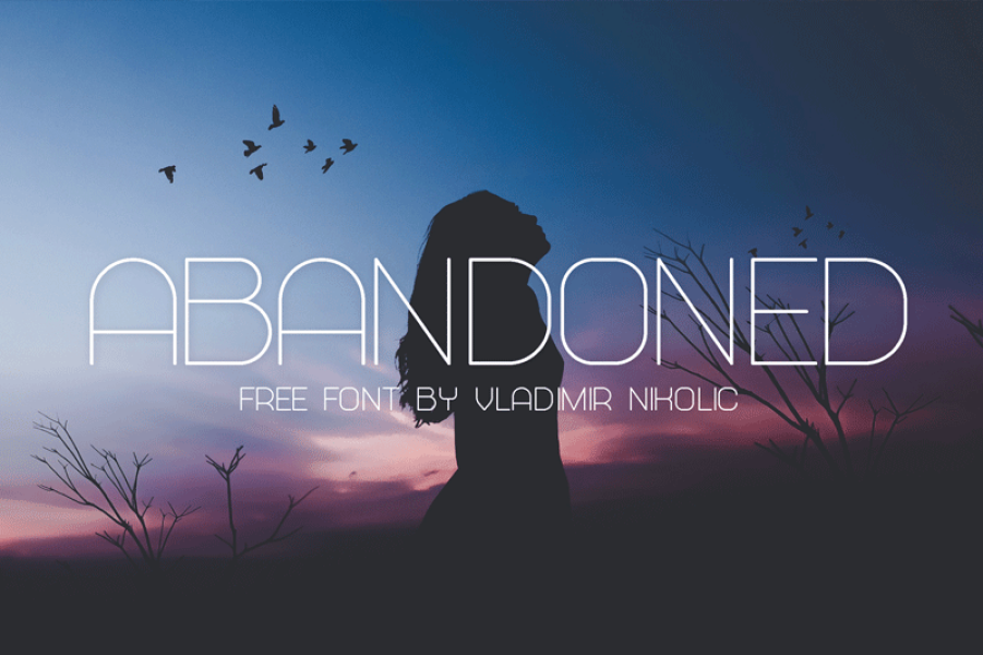 Abandoned Font Family · 1001 Fonts