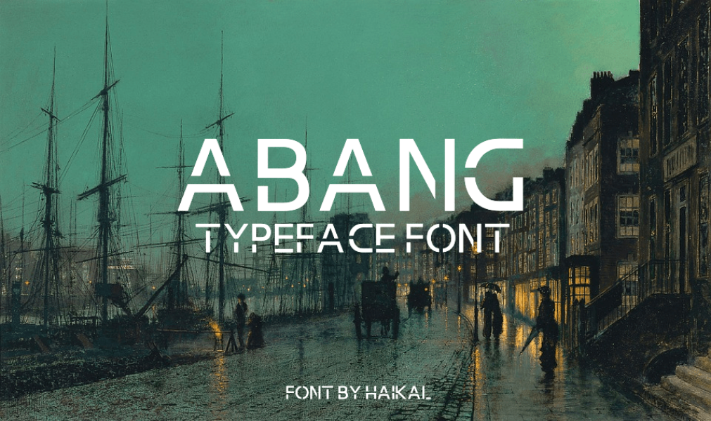 Abang Font · 1001 Fonts