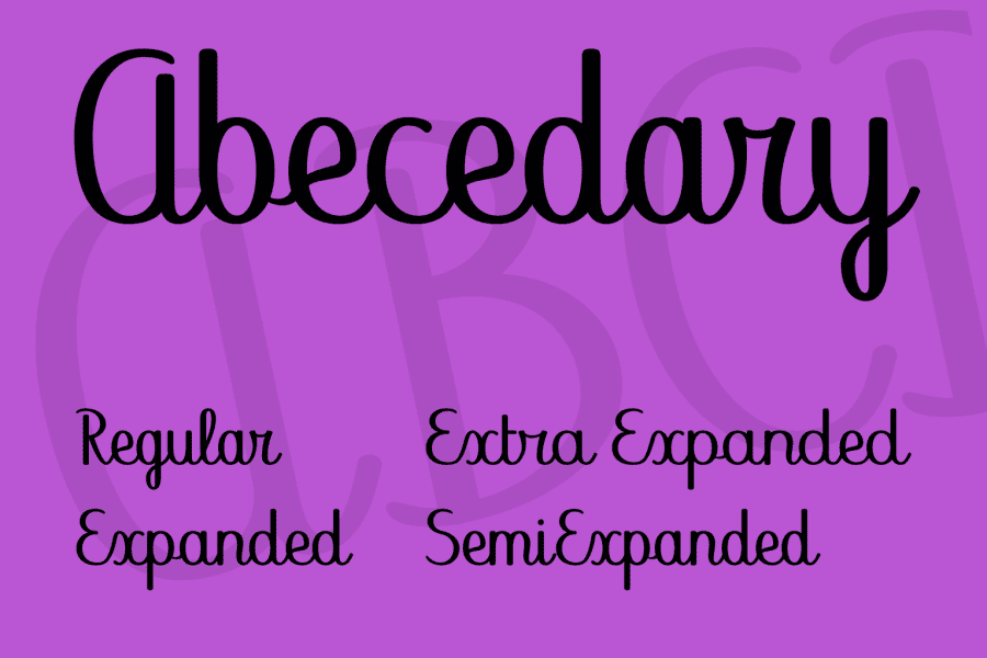 Abecedary Font Family · 1001 Fonts