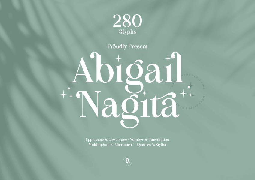 Abigail Nagita Font · 1001 Fonts