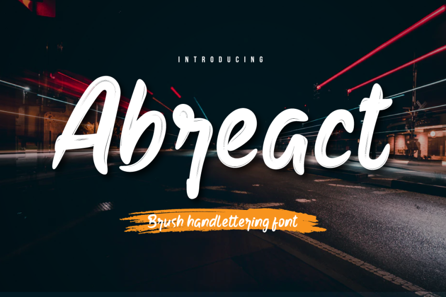 Abreact Font · 1001 Fonts