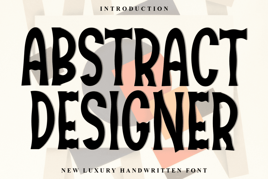Abstract Designer Font · 1001 Fonts