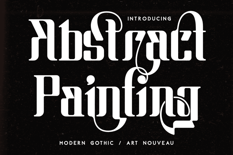 1 Free Modern, Painting Font · 1001 Fonts