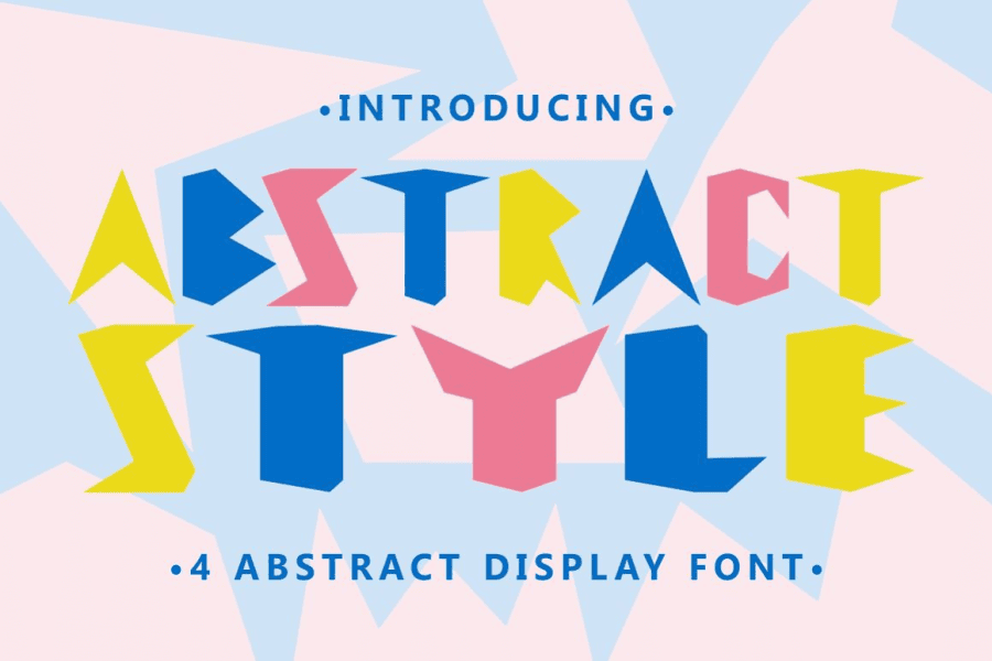 Abstract Style Font · 1001 Fonts
