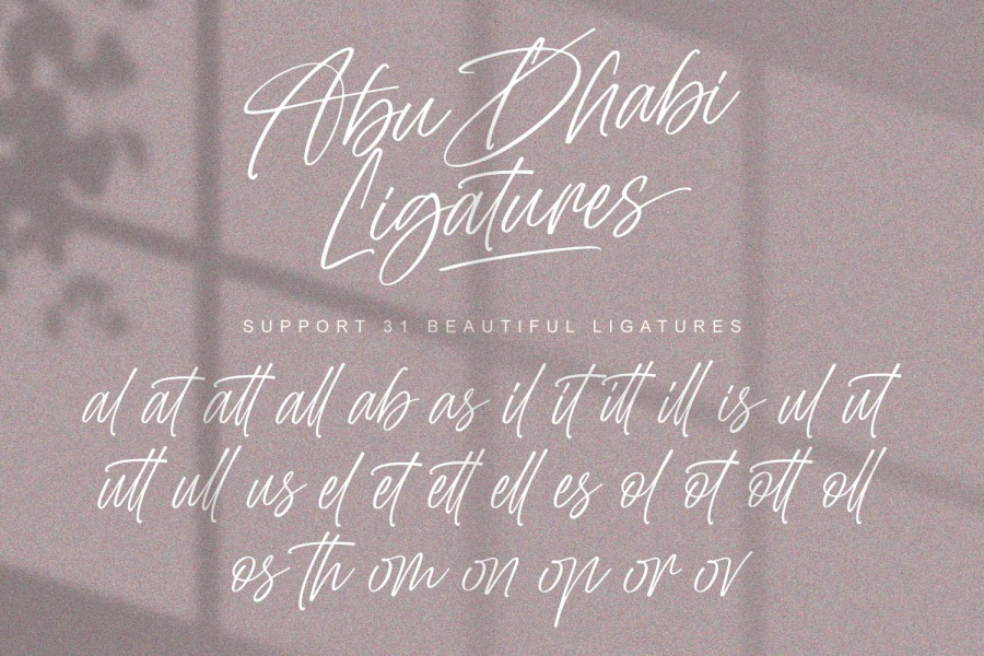 Abu Dhabi Font · 1001 Fonts