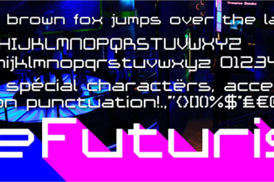 Ace Futurism Font · 1001 Fonts