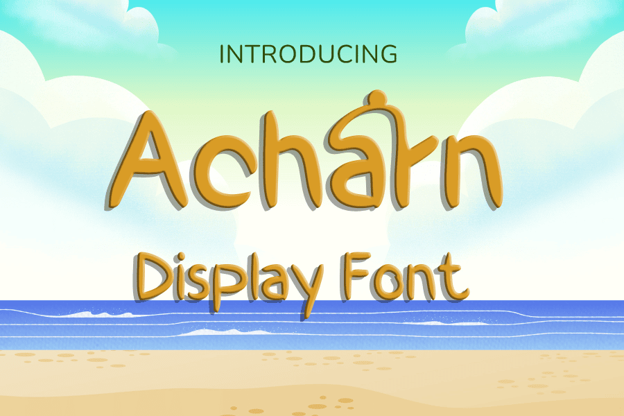 Acharn Font · 1001 Fonts