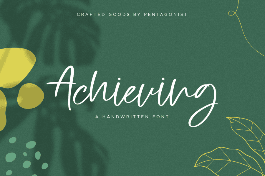 Achieving DEMO Font · 1001 Fonts