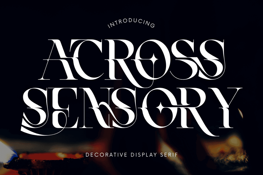 1 Free Across Sensory Modern Font · 1001 Fonts