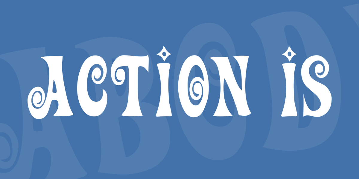 Action Is Font · 1001 Fonts