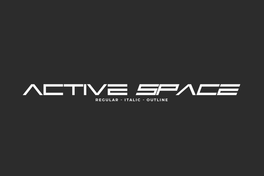 Active Space Demo Font Family · 1001 Fonts