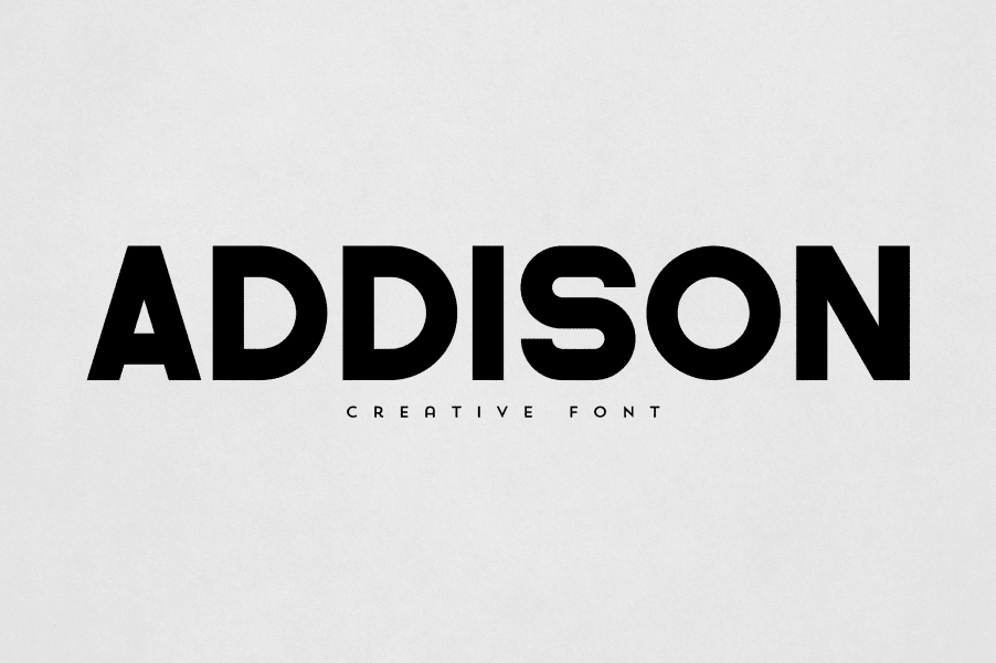 Addison Font · 1001 Fonts