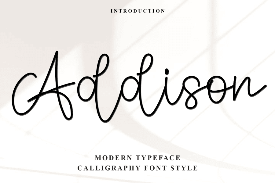 Addison Signature Font · 1001 Fonts
