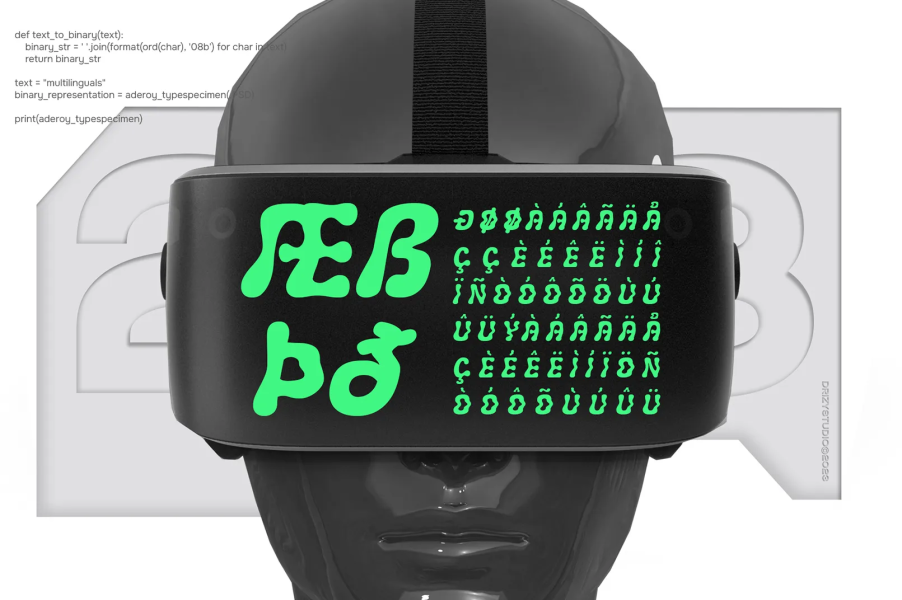 Aderoy Font · 1001 Fonts