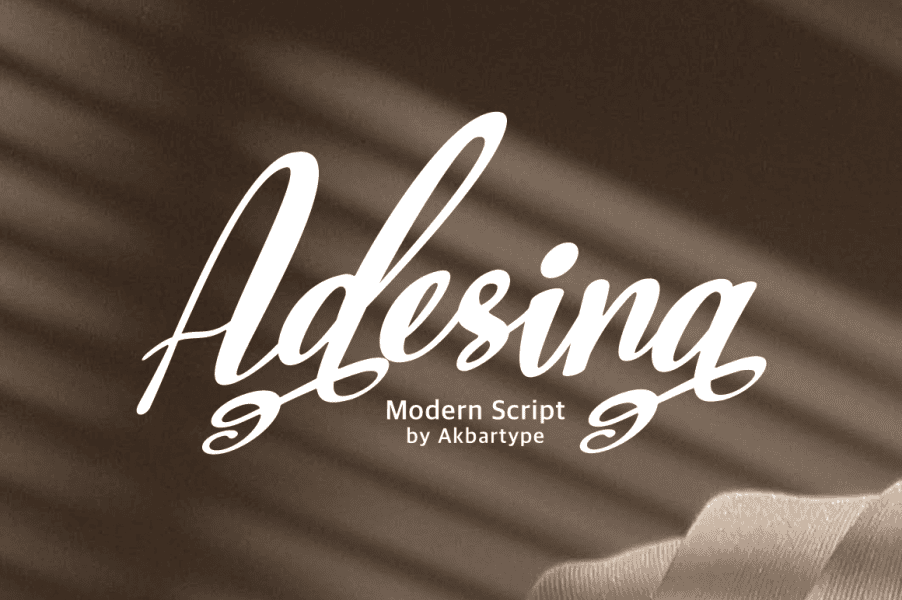 Adesina Font · 1001 Fonts