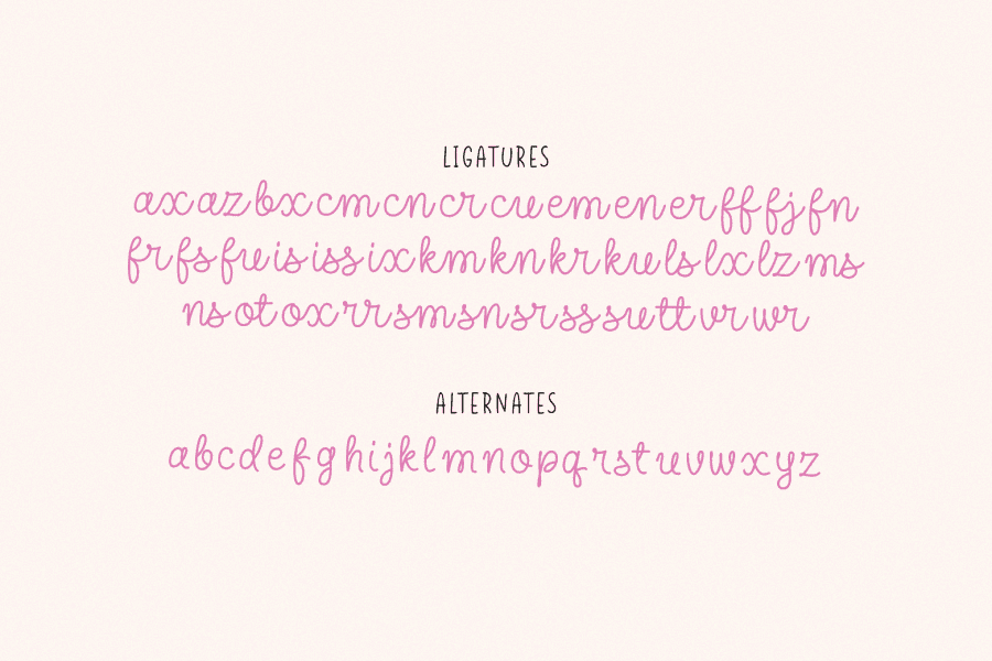 Adorable Notebook Font Family · 1001 Fonts