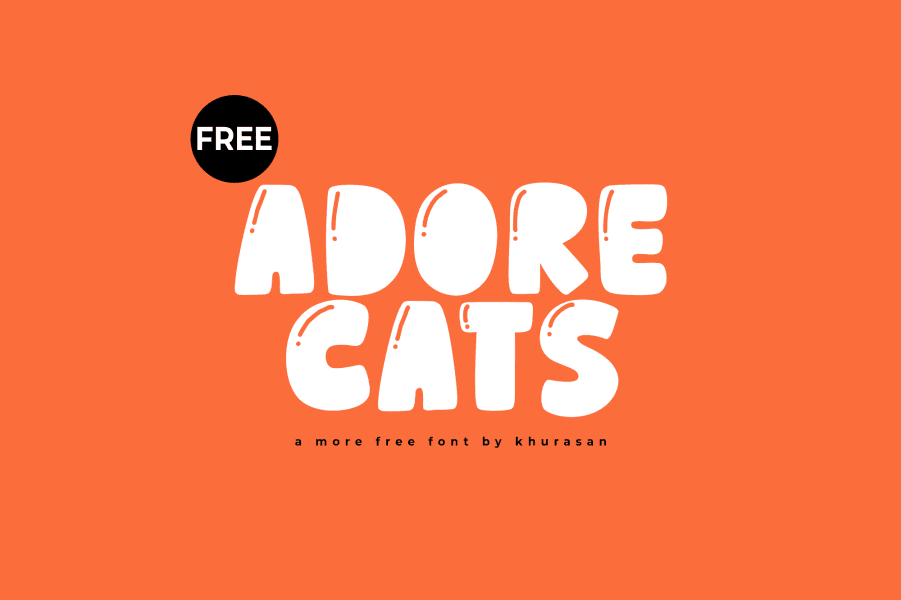 Adore Cats Font · 1001 Fonts