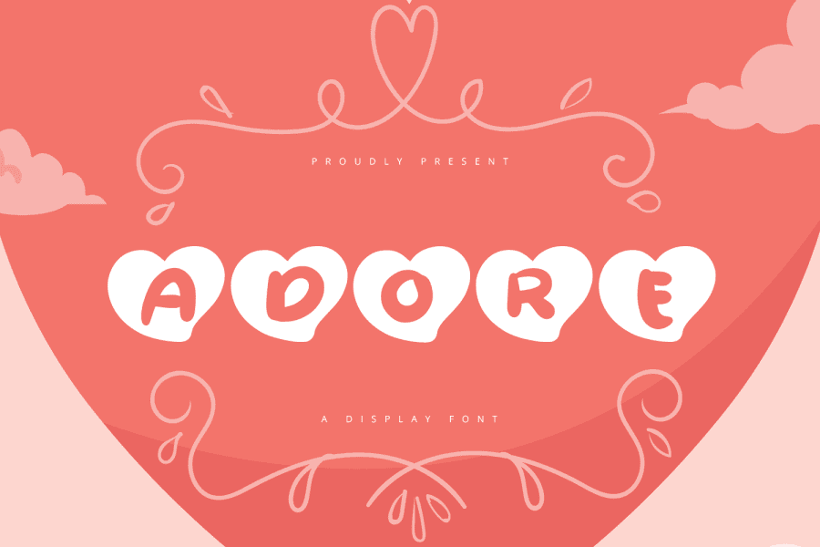 Adore Font · 1001 Fonts