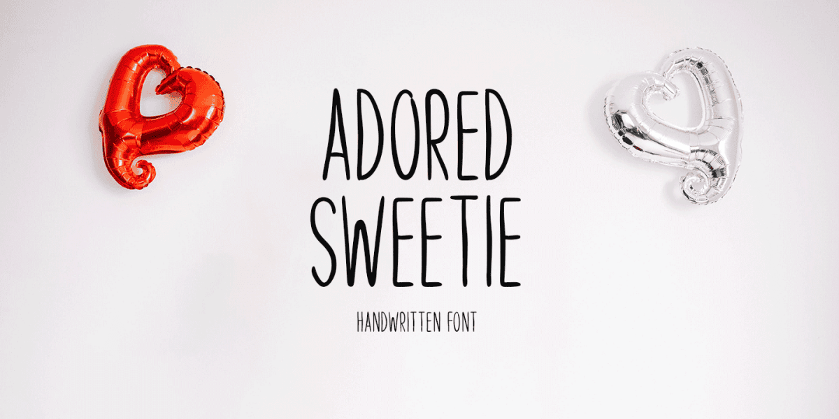 Adored Sweetie Font · 1001 Fonts