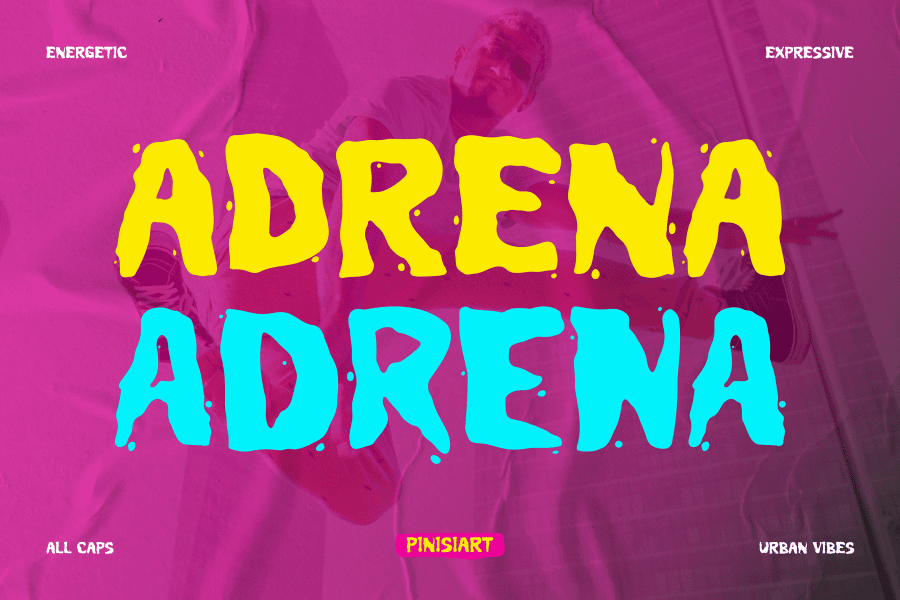 ADRENA Font · 1001 Fonts