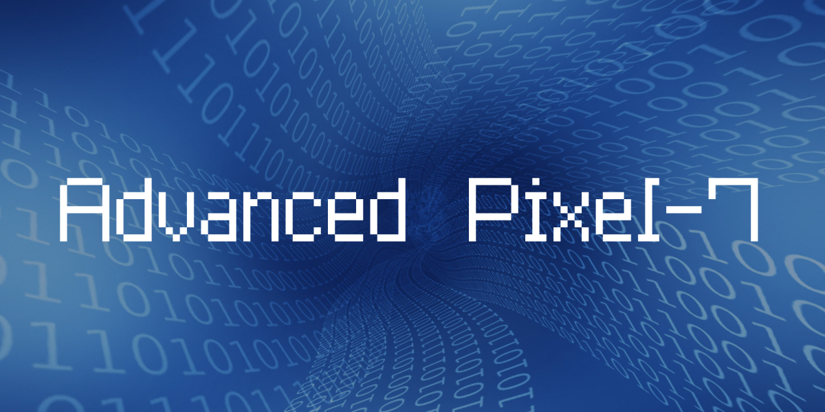 Advanced Pixel-7 Font · 1001 Fonts