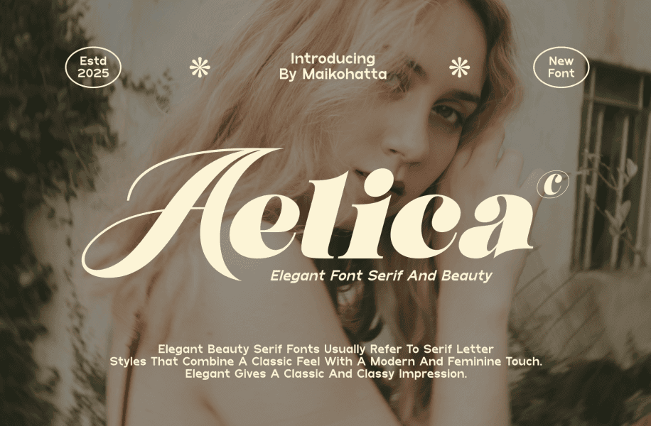 Aelica Font Family · 1001 Fonts