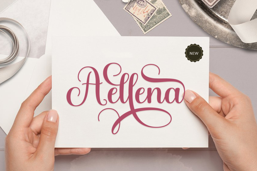 Aellena Font · 1001 Fonts