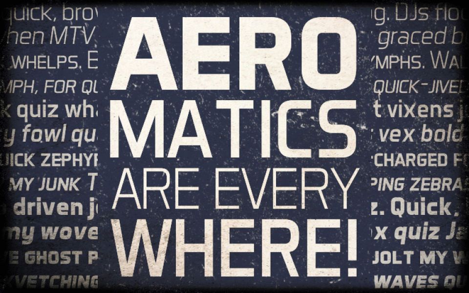 Aero Matics Font Family · 1001 Fonts