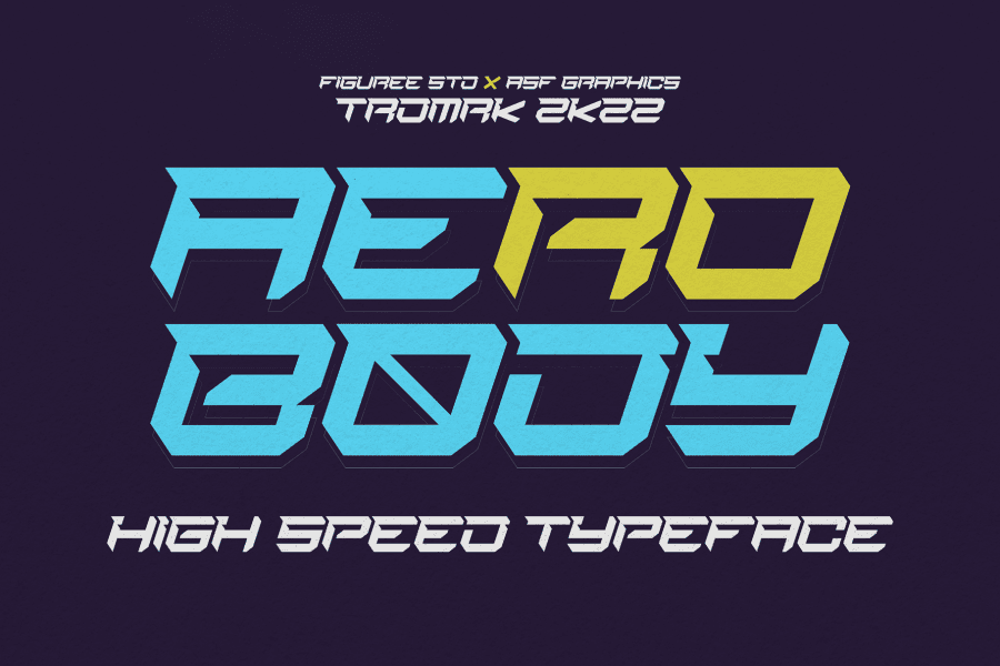 Aerobody Font · 1001 Fonts