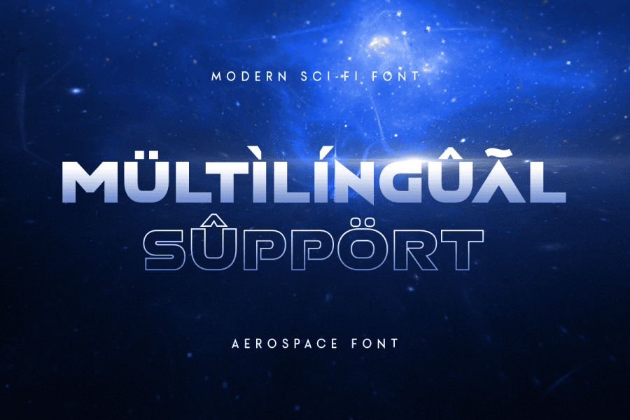 Aerospace Font · 1001 Fonts