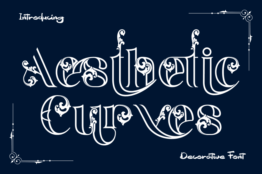 Aesthetic Curves Demo Font · 1001 Fonts
