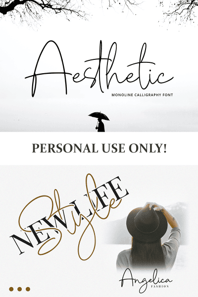 Aesthetic Font · 1001 Fonts