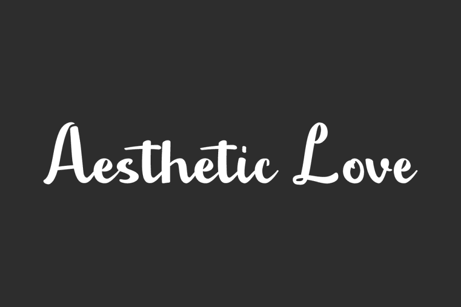 Aesthetic Love Demo Font · 1001 Fonts