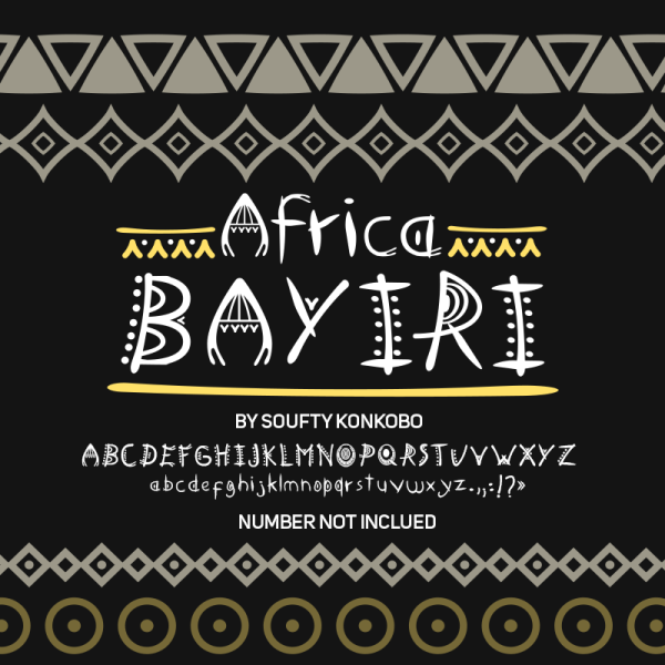 Africa Bayiri Font · 1001 Fonts
