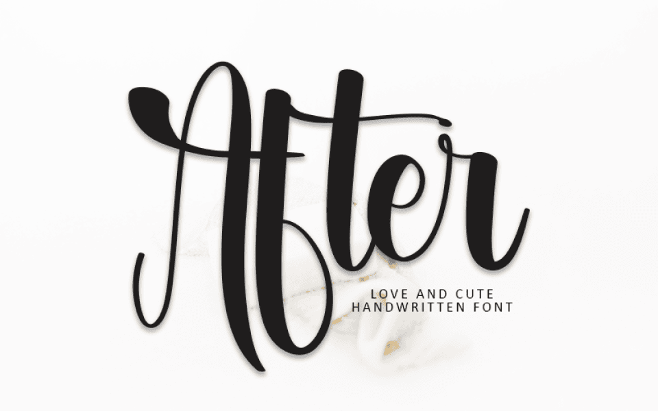 After Font · 1001 Fonts