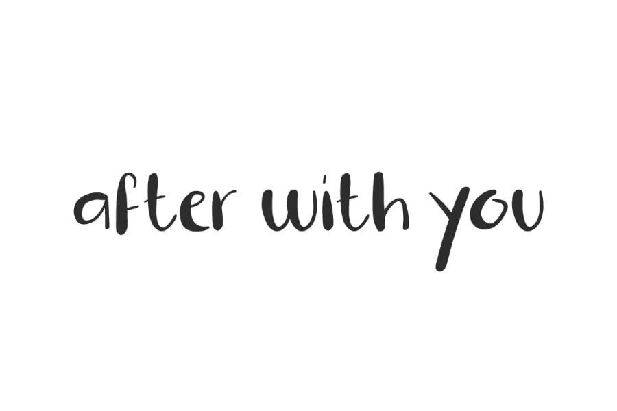 After With You Demo Font · 1001 Fonts