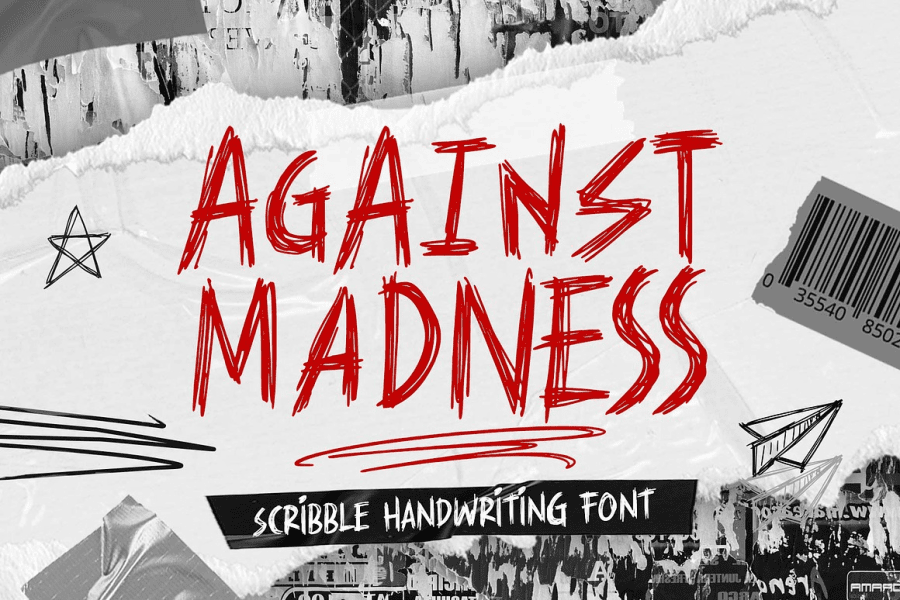 Against Madness Font · 1001 Fonts