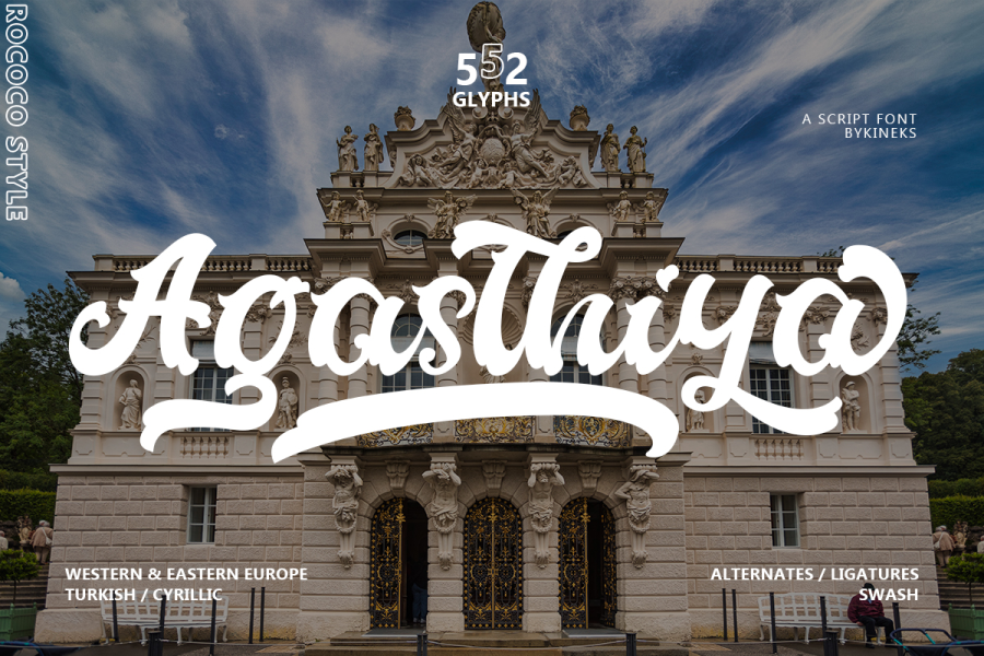 Agasthiya Rococo (Demo Version) Font Family · 1001 Fonts