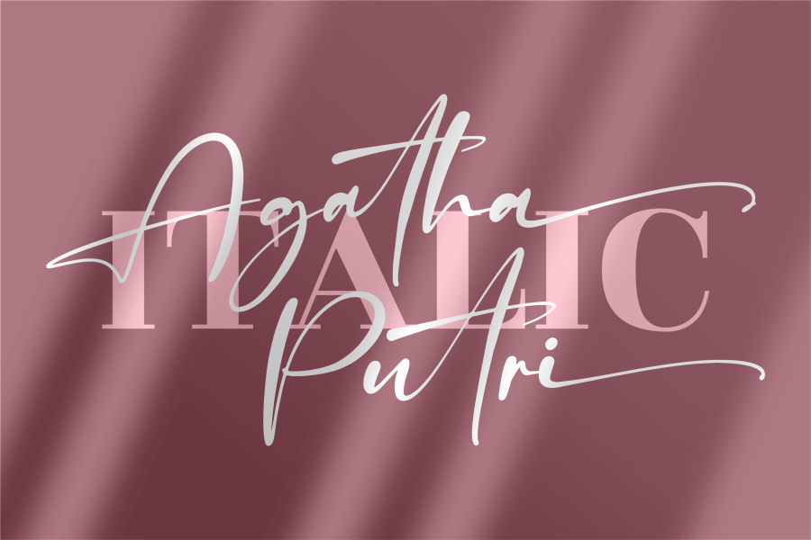 Agatha Putri Font Family · 1001 Fonts