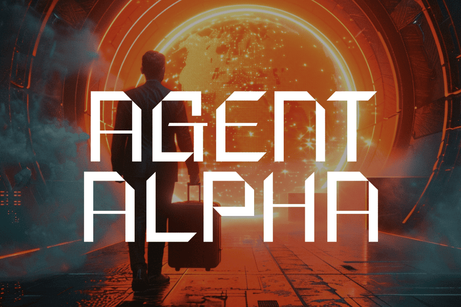 Agent Alpha Font · 1001 Fonts