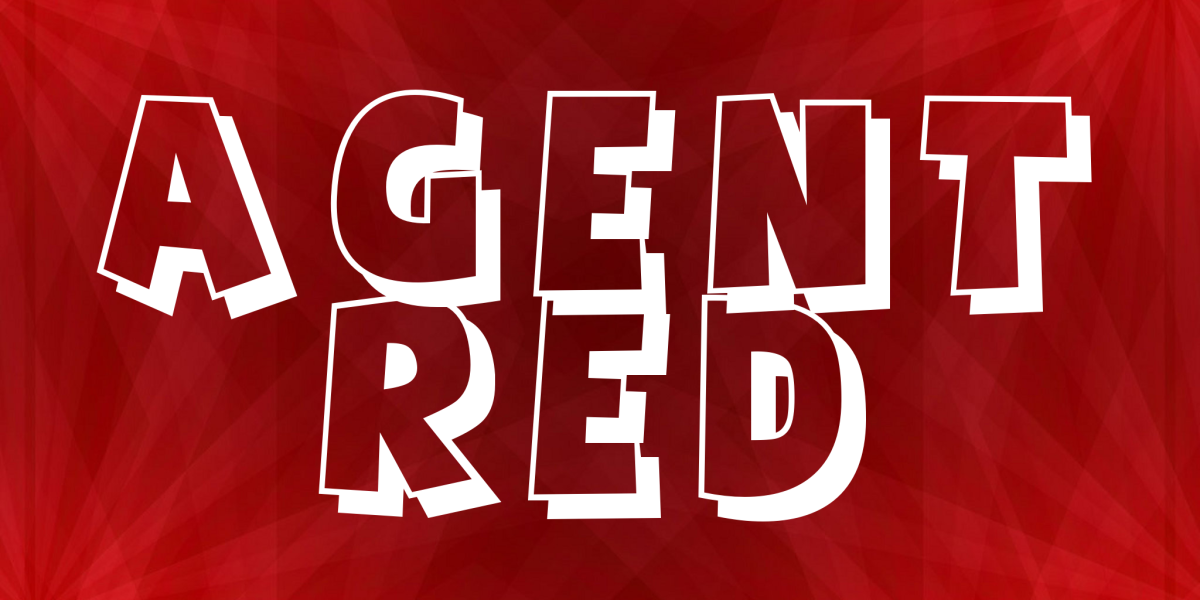Agent Red Font · 1001 Fonts