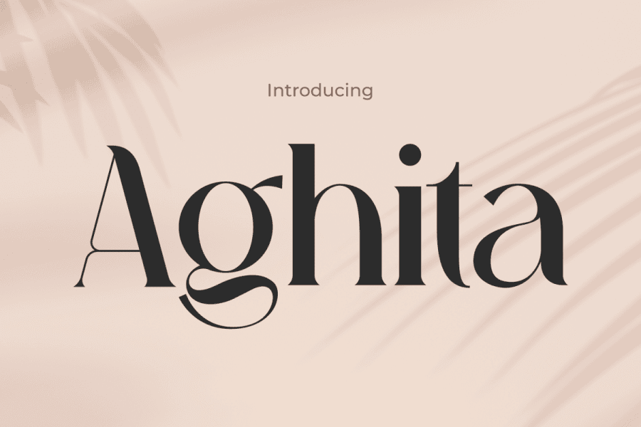 Aghita Font · 1001 Fonts