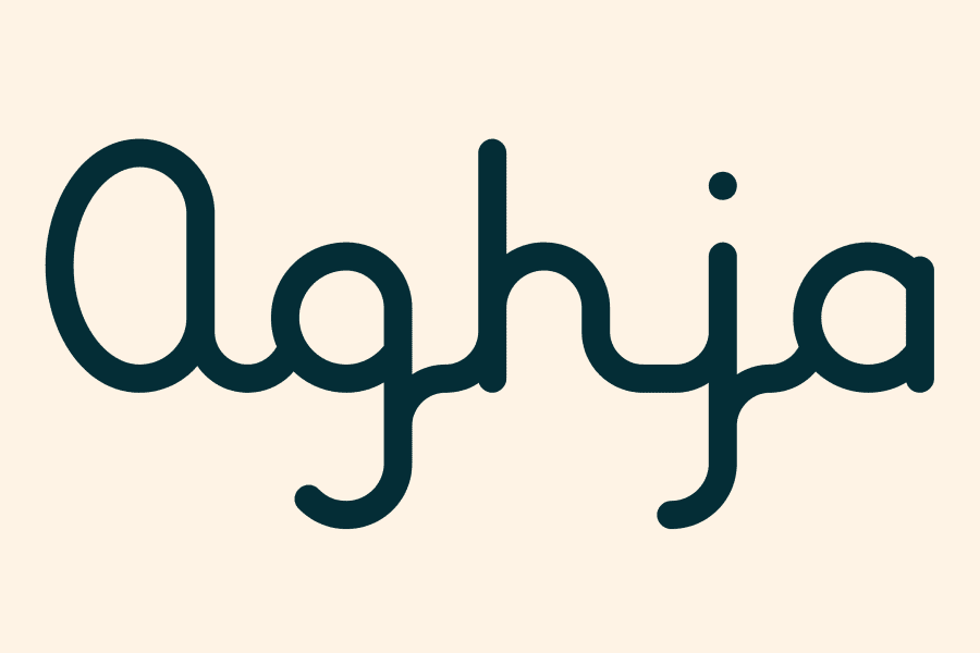 Aghja Font · 1001 Fonts
