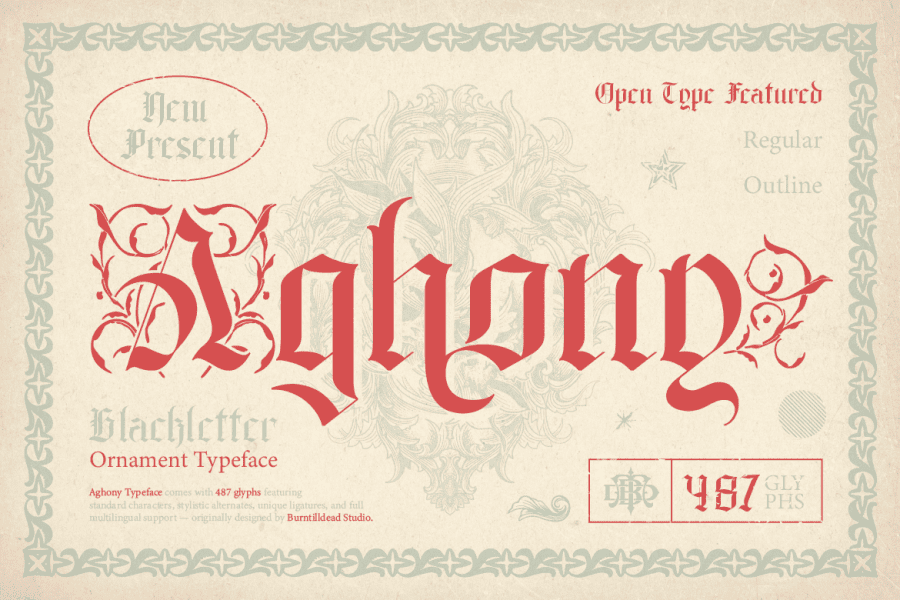 6 Free Album Cover, Horror, Medieval Fonts · 1001 Fonts