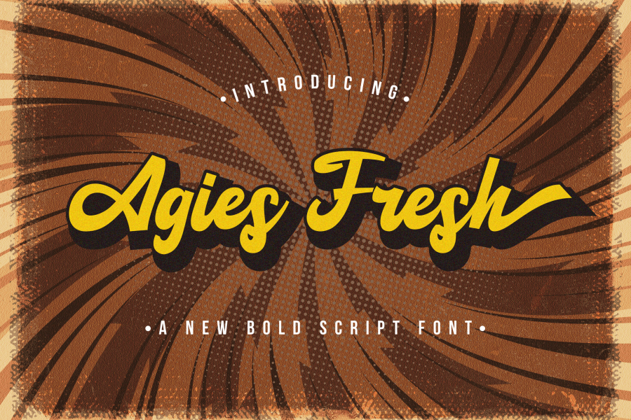 AgiesFresh Font · 1001 Fonts